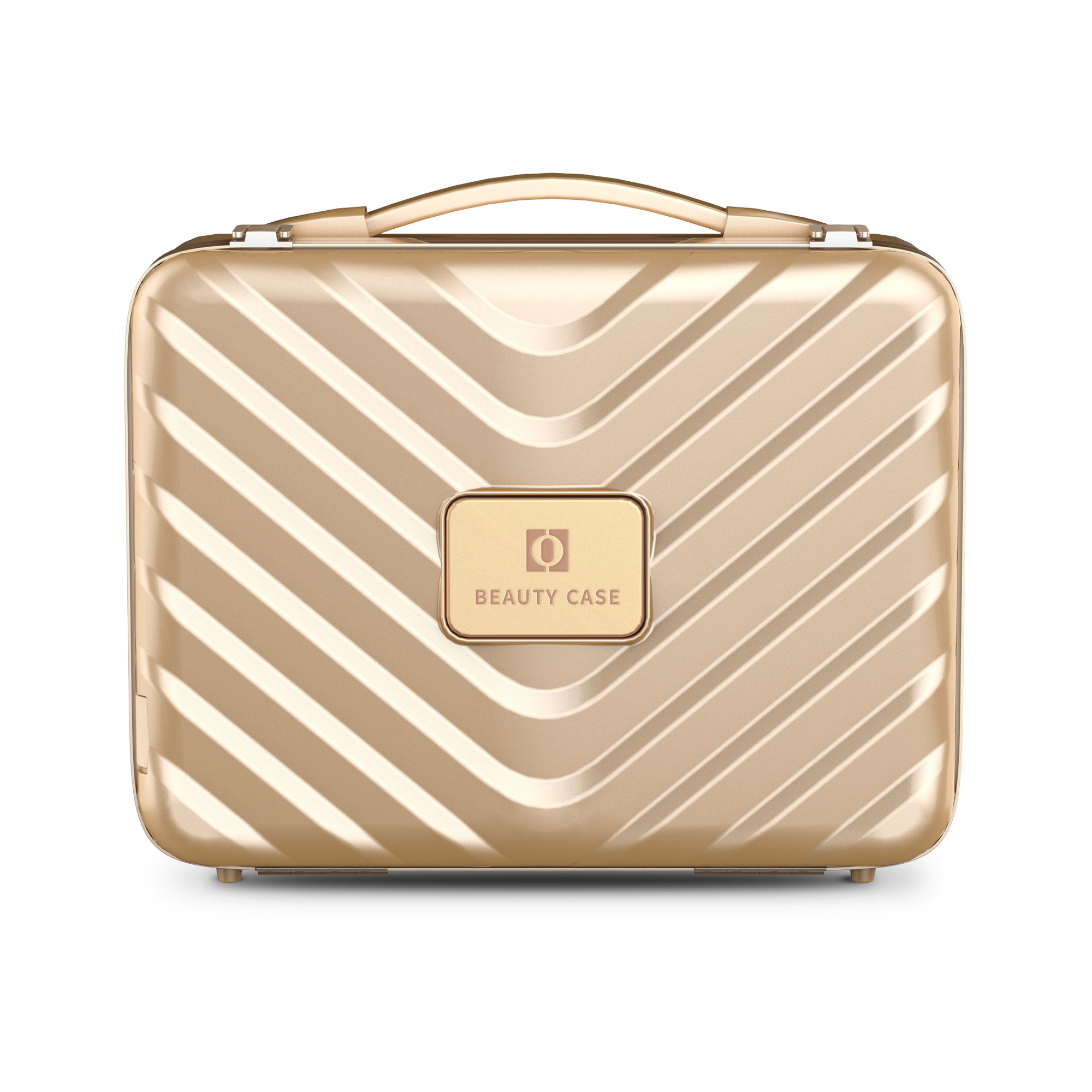 Everly Quinn Portable Makeup Organizer Makeup Tool Case With Led Mirror ...