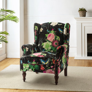 Floral Accent Chairs You'll Love | Wayfair