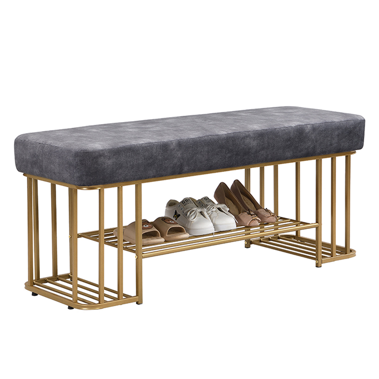 Mercer41 Shuban Velvet Upholstered Storage Bench Wayfair