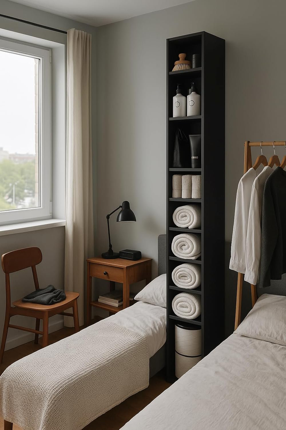 Wrought Studio Adjustable Bookcase,10-Tier Space Saving Storage,12-Inch ...