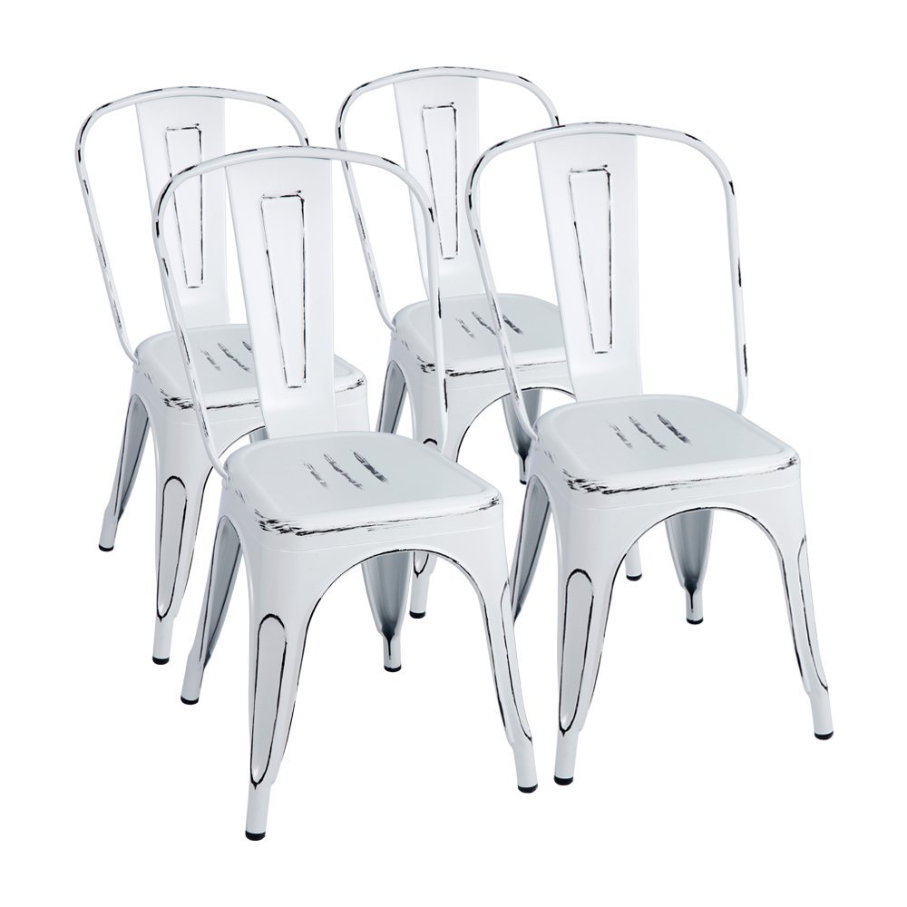 17 Stories Zoie Metal Stacking Side Chair & Reviews | Wayfair