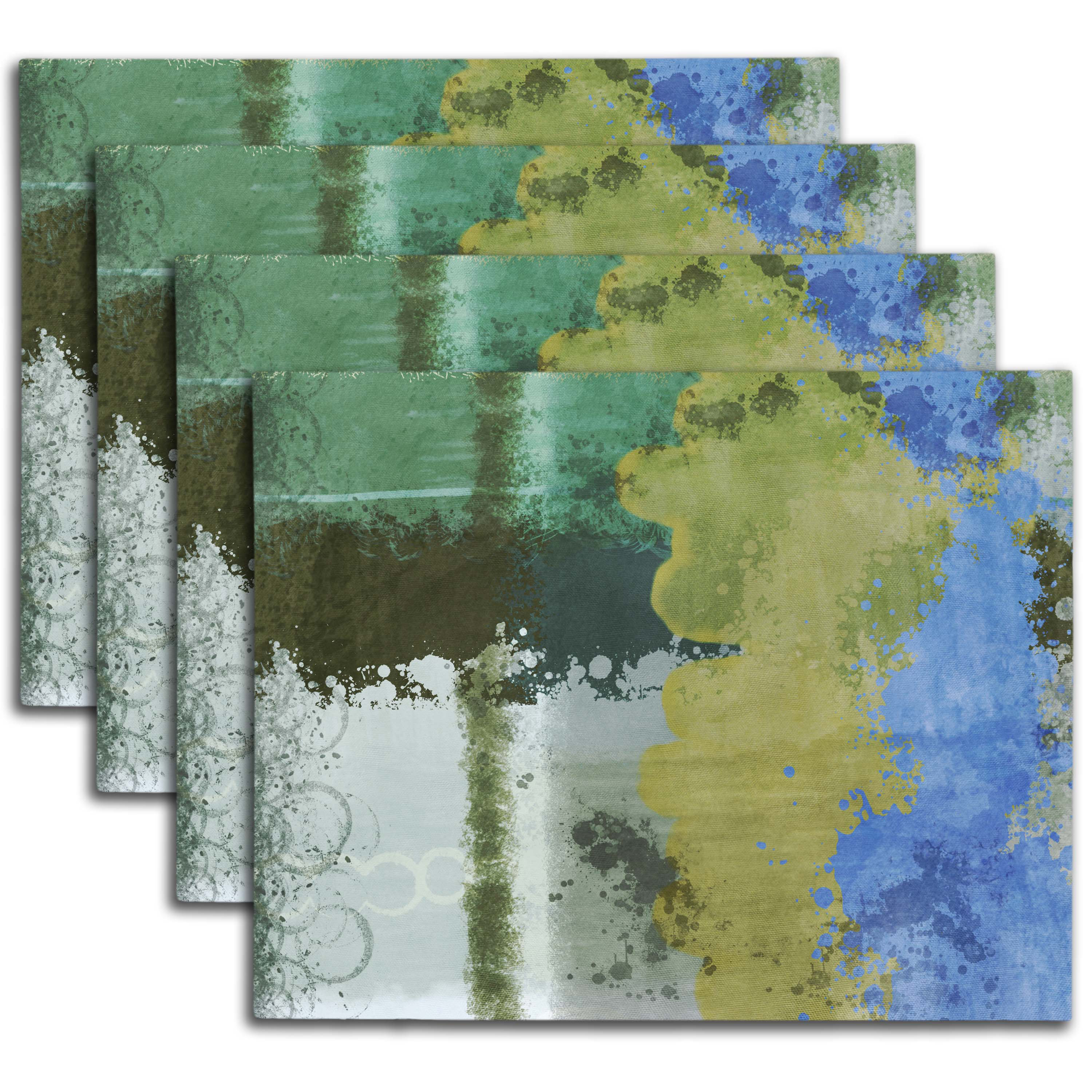 LeRoi Products Polyester Abstract Rectangle Placemat | Wayfair