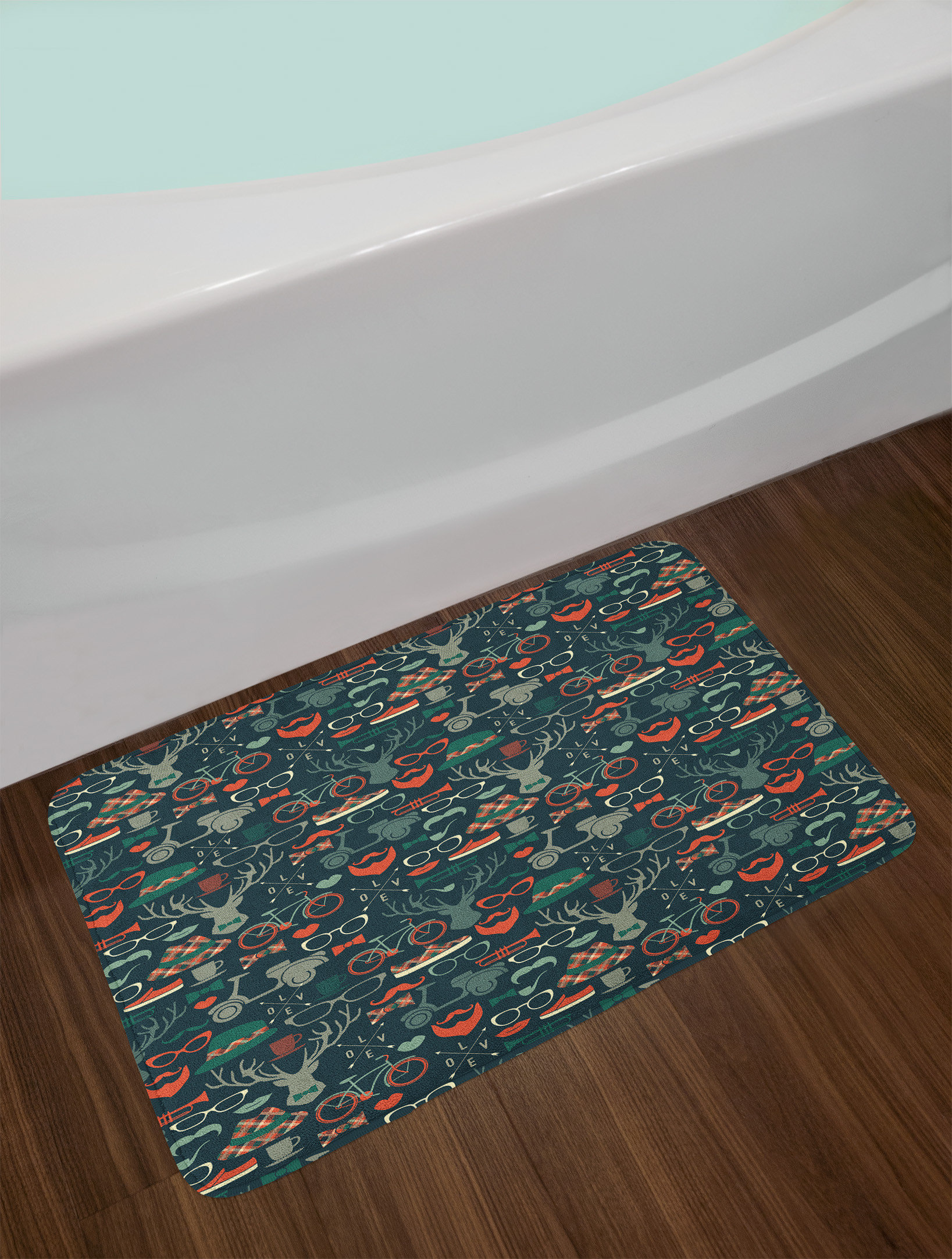 East Urban Home Libenson Bath Mat | Wayfair