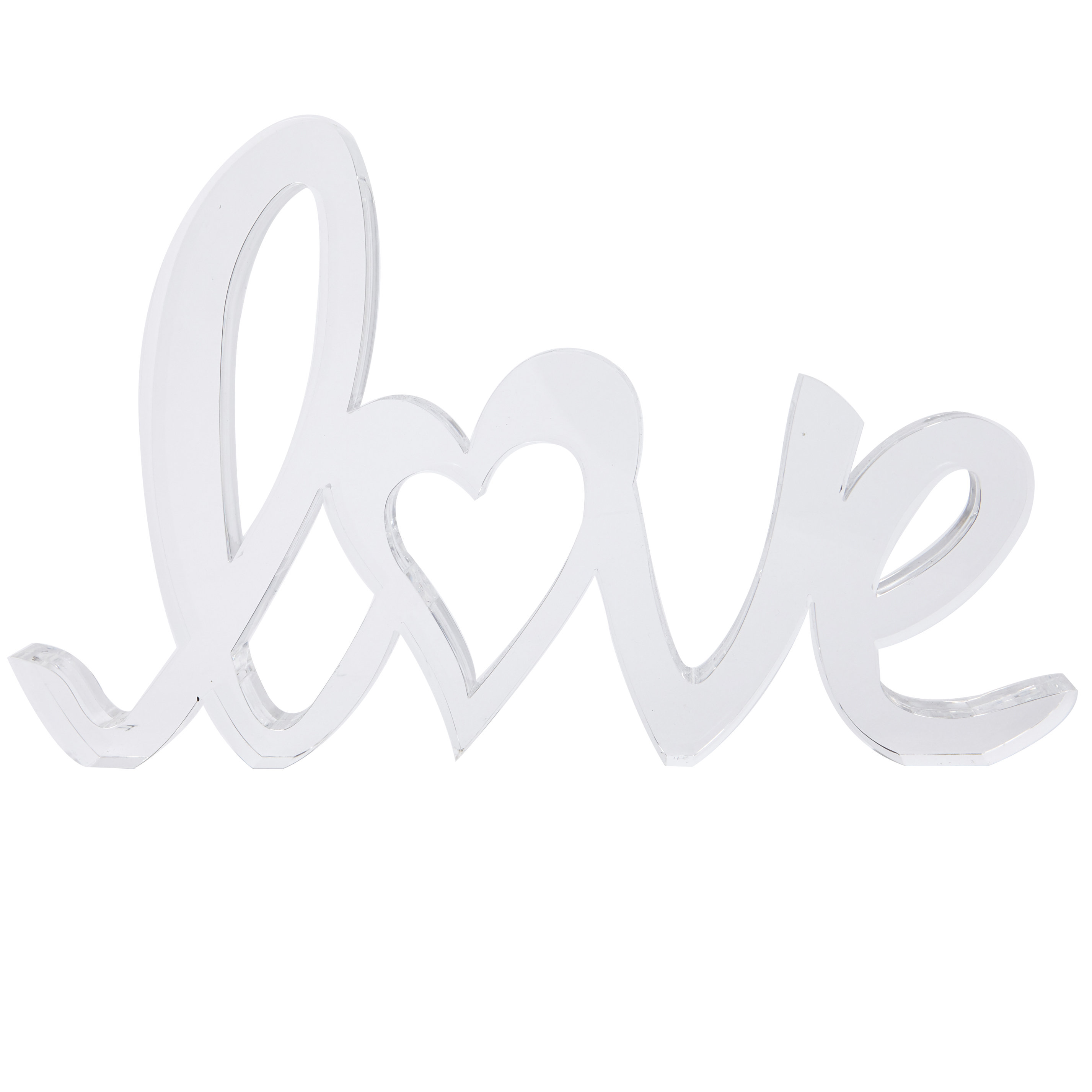 Tara Wilson Designs Love Acrylic Letter Block | Wayfair