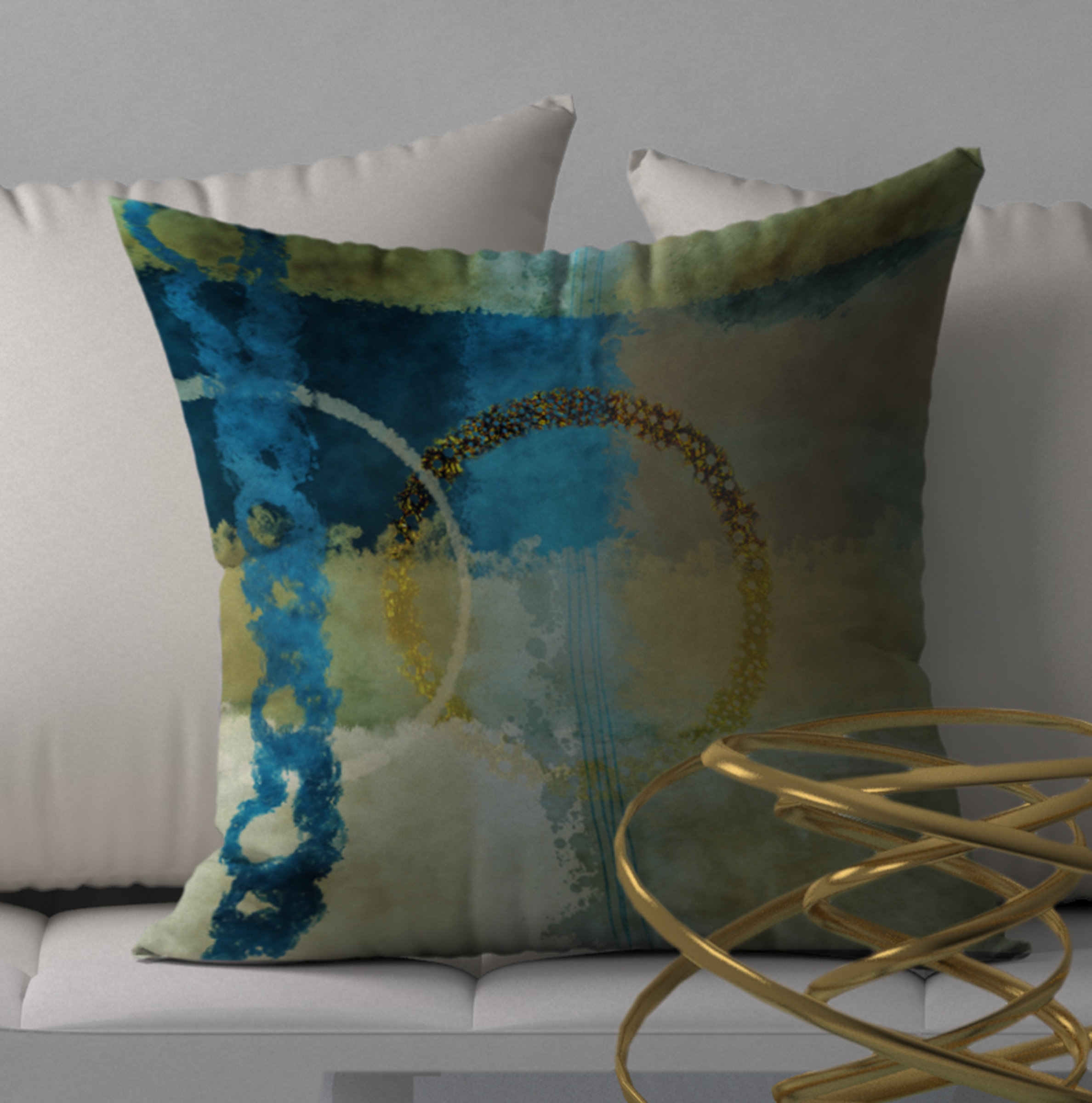 LeRoi Products Eye-catching Square Pillow Cover & Insert | Wayfair