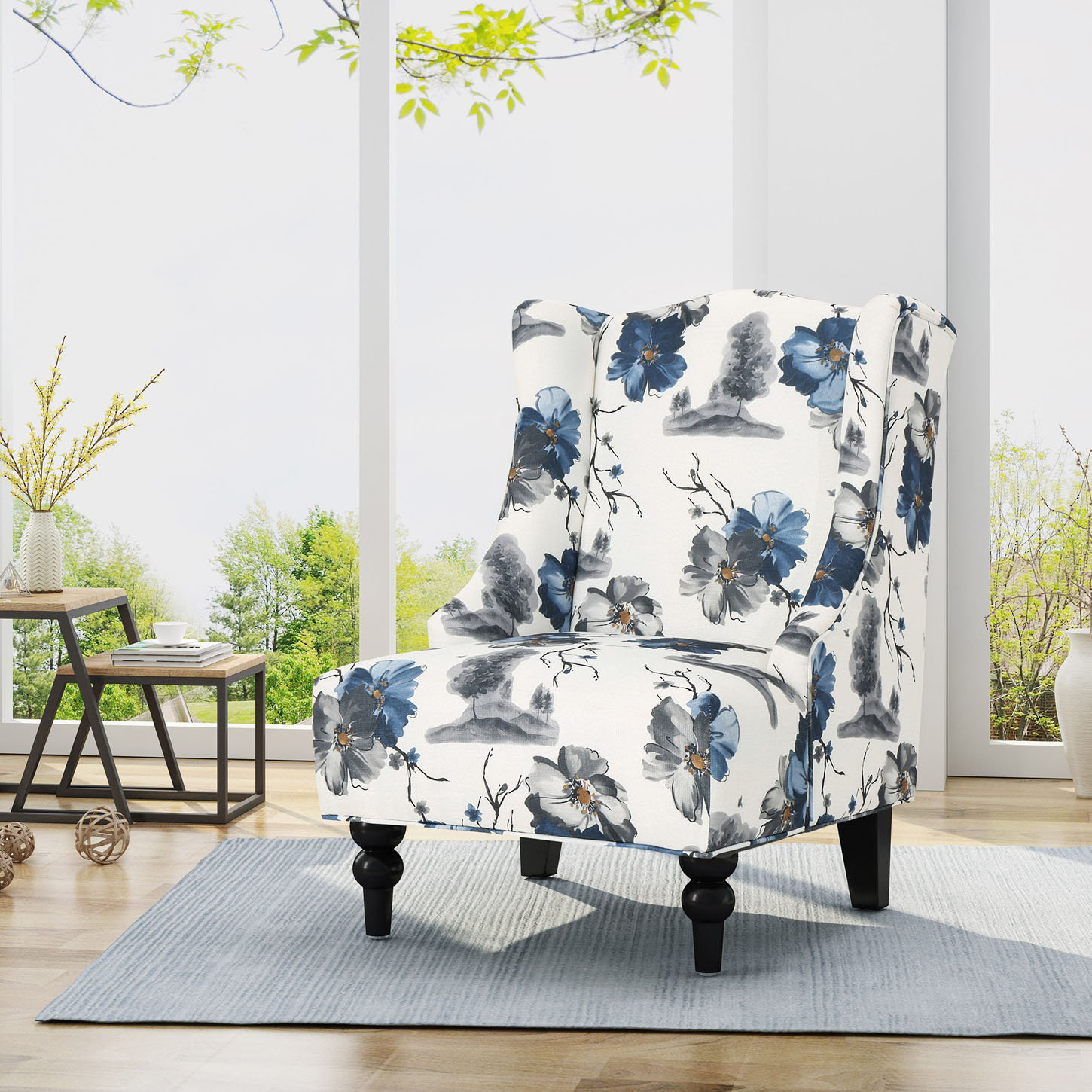 Charlton Home Comfortable Chair, High-Back Club Chair - Wayfair Canada