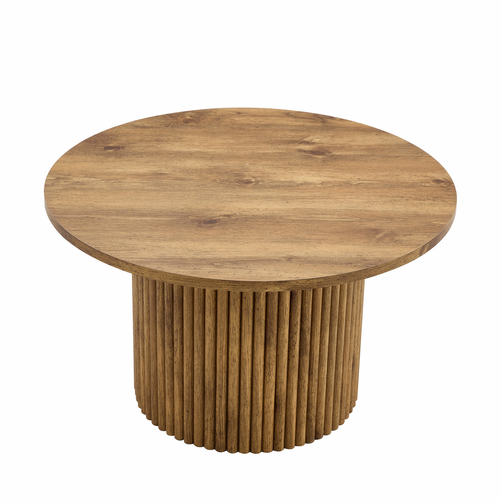 Millwood Pines A Contemporary Circular Coffee Table with MDF Material ...