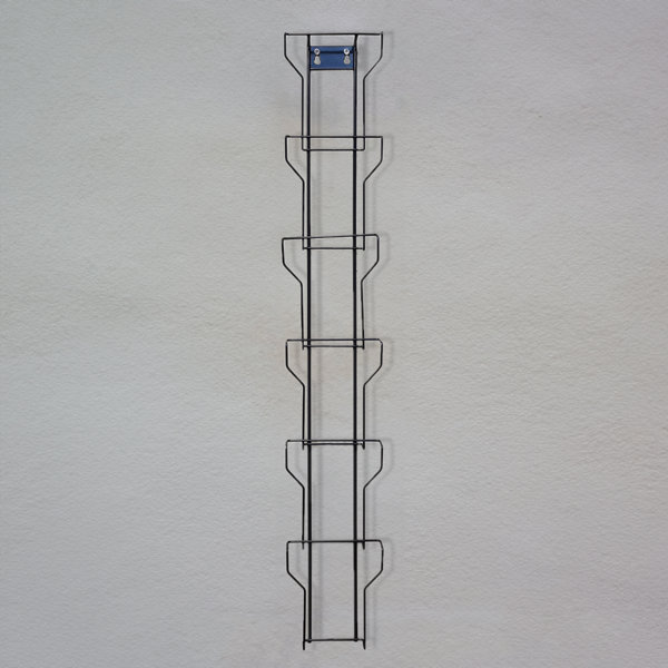 FixtureDisplays Vertical Wall Mounting 6 Pockets 4 X 6" Greeting Card ...