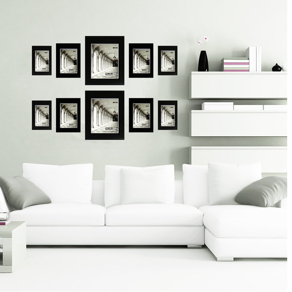 Studio 500 10 Piece Glam Sleek Picture Frames Set & Reviews | Wayfair