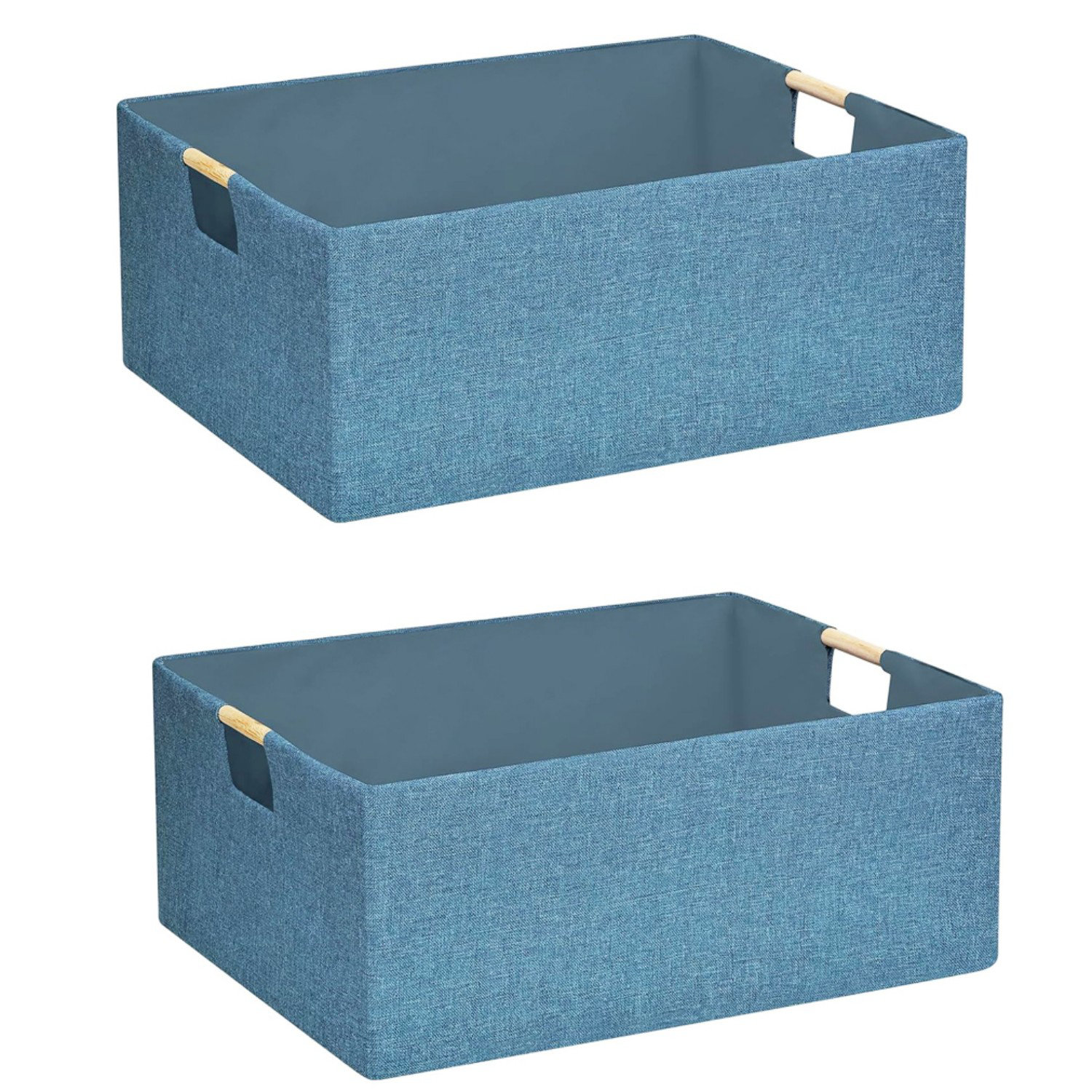 NIHAISHI Foldable Storage Box with Handles,2Pack | Wayfair