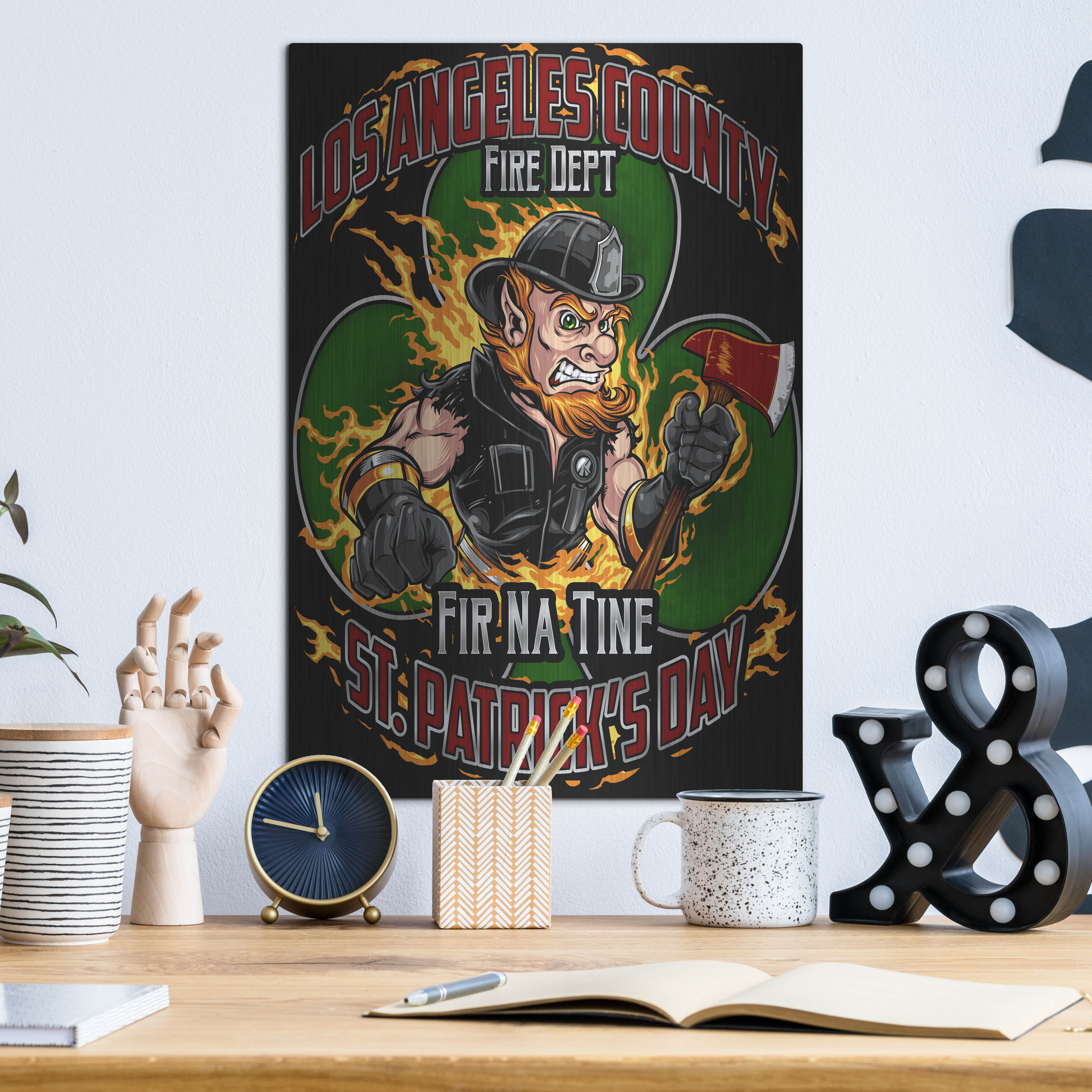 Lark Manor 17 Storeys 'Leprechaun fire-fighter 2016' by Flyland Designs ...