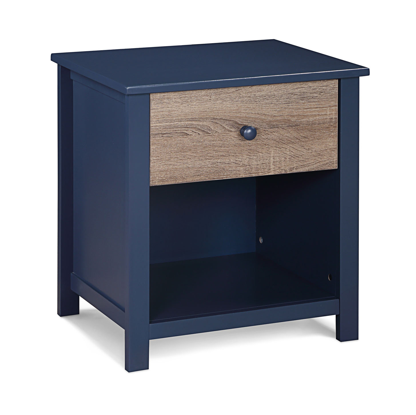 Red Barrel Studio® Nightstand With Drawer And Shelf, Modern Night Stand ...