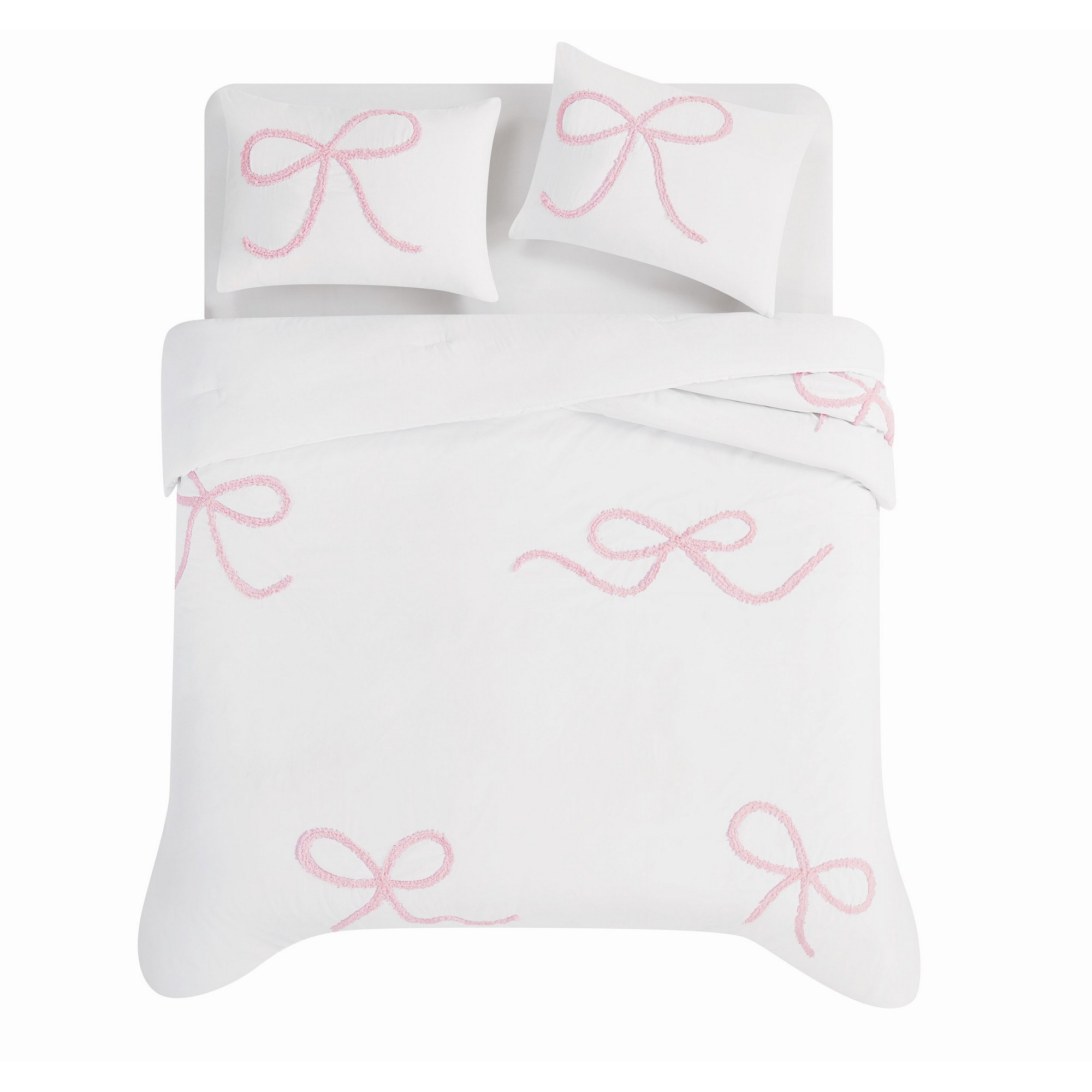 Truly Soft Textured Bow Comforter Set & Reviews | Wayfair
