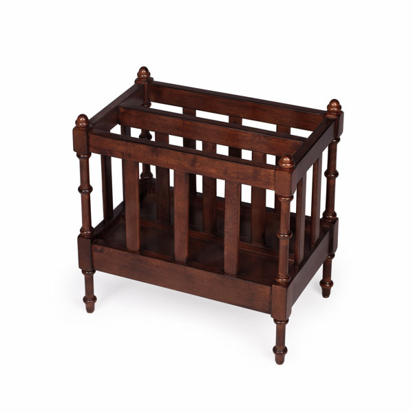ZeaZu Solid Wood Free Standing Magazine Rack | Wayfair
