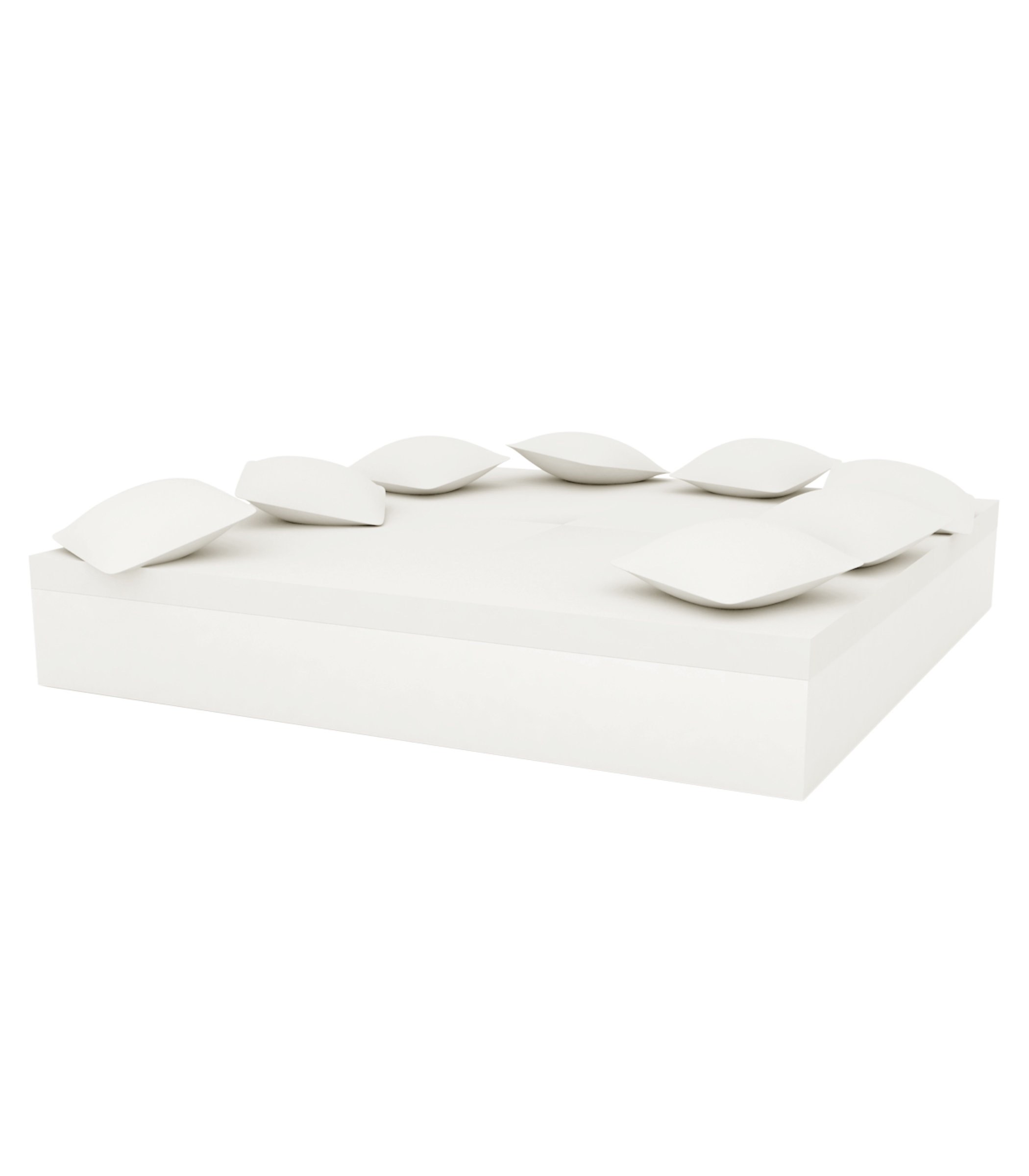 Orren Ellis Jut - Chill Bed - 8 Pillows - 90.5" X 90.5" - LED RGBW ...