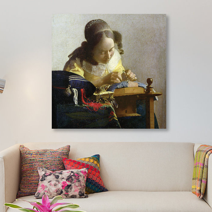 Vault W Artwork 'The Lacemaker 1669-70' Print on Canvas | Wayfair