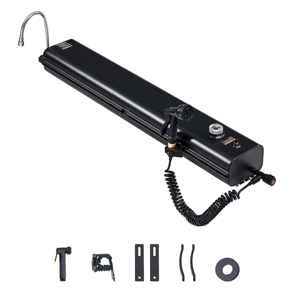VEVOR 8 Gal Roof Rack Water Tank Portable Water Tank with Splash-Guard ...