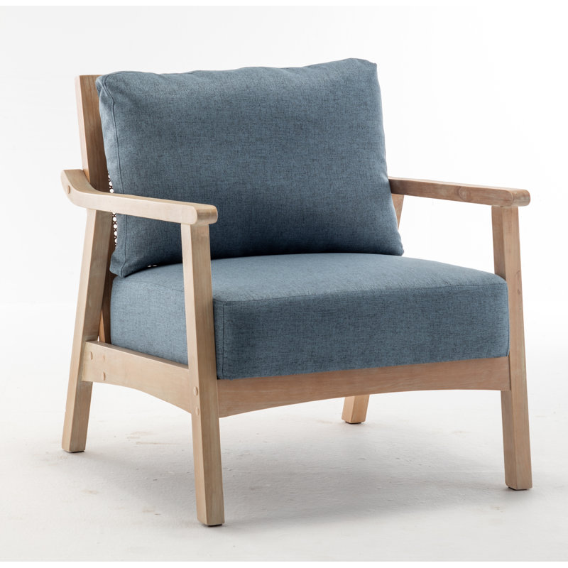 Beachcrest Home Tryphosa Wood Armchair & Reviews | Wayfair