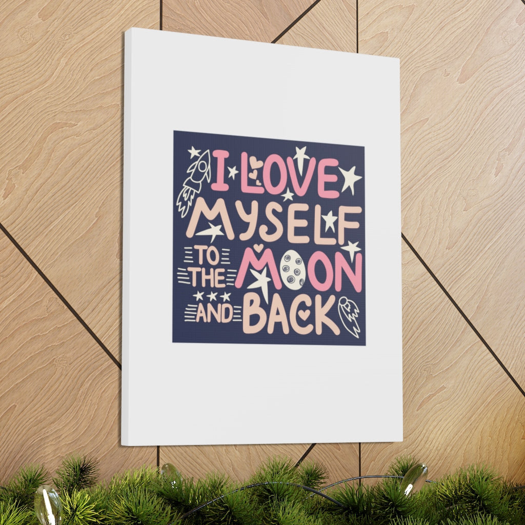 Trinx I Love Myself - Wrapped Canvas Textual Art | Wayfair