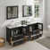Wade Logan® Karson 72'' Double Bathroom Vanity with Engineered Marble ...