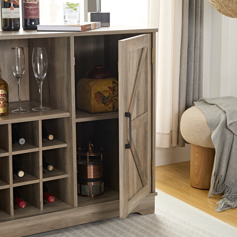 August Grove Maci Bar Cabinet | Wayfair