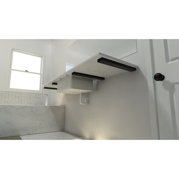The Original Granite Bracket The Original™ Free Floating Vanity Bracket ...