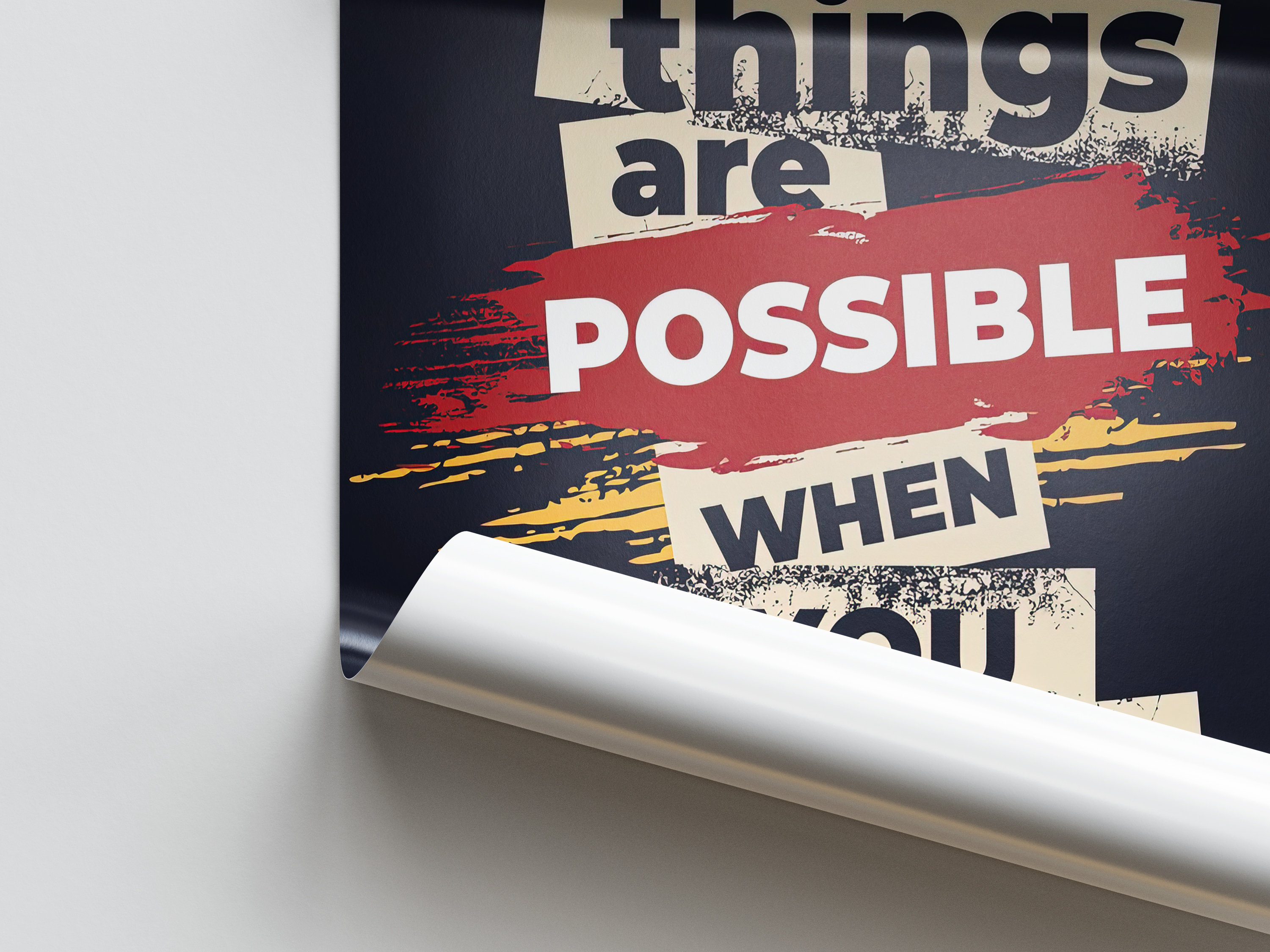 Hokku Designs Believe Quote Art Canvas: All Things Are Possible ...