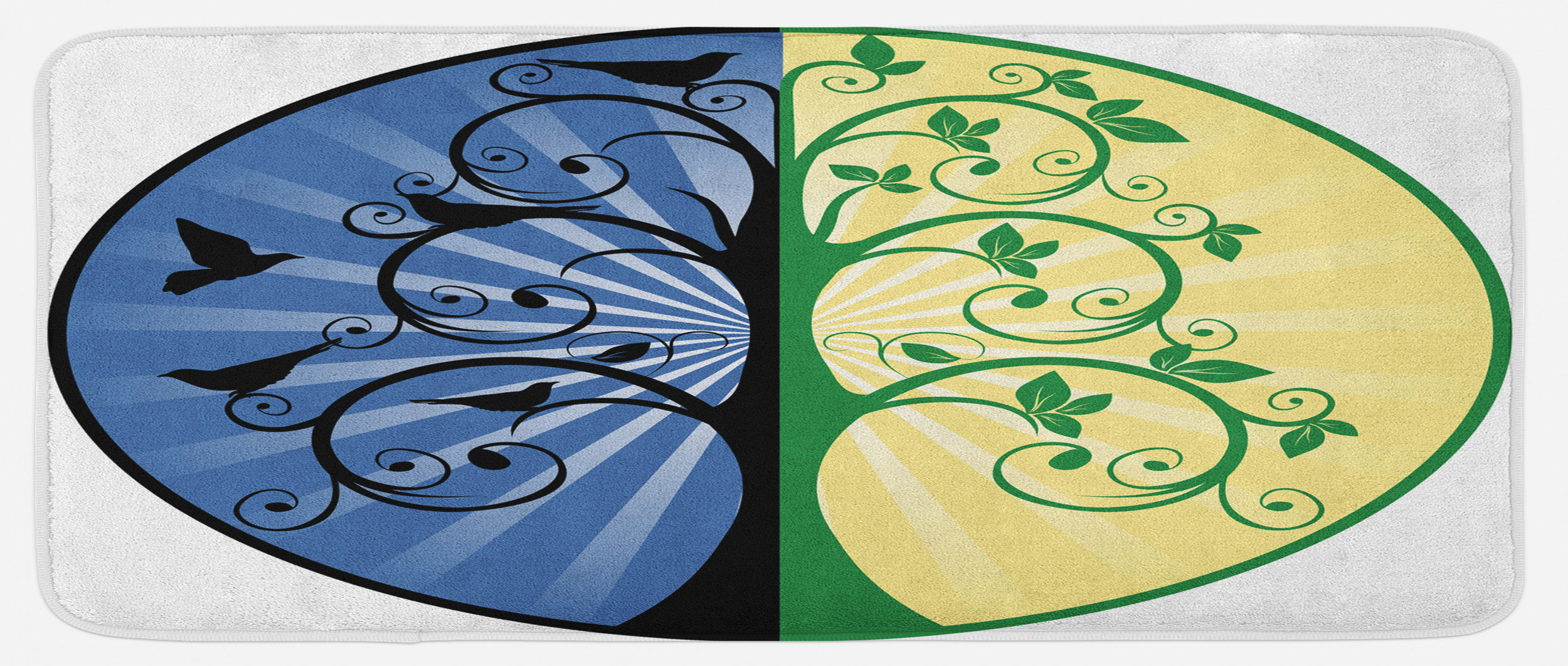 East Urban Home Tree of Life Kitchen Mat | Wayfair