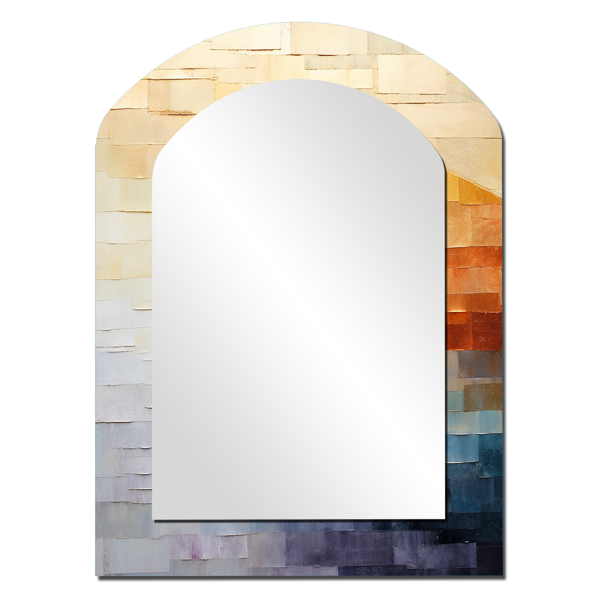 George Oliver Minimalism Colors In Harmony - Rainbow Asymmetrical ...