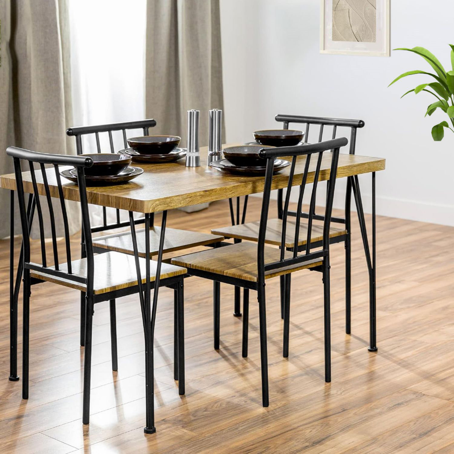 17 Stories Cronk Rectangular 28'' L x 44.5'' W Dining Set - Wayfair Canada