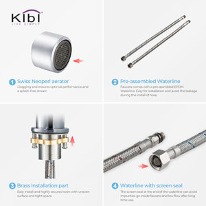 KIBI USA KIBI Lowa Kitchen Faucet & Reviews | Wayfair