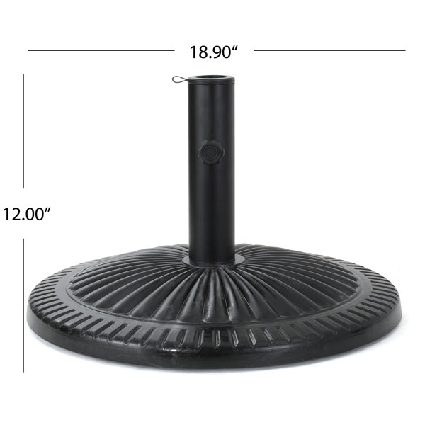 Alcott Hill® Chison Outdoor Resin and Steel Free Standing Umbrella Base ...