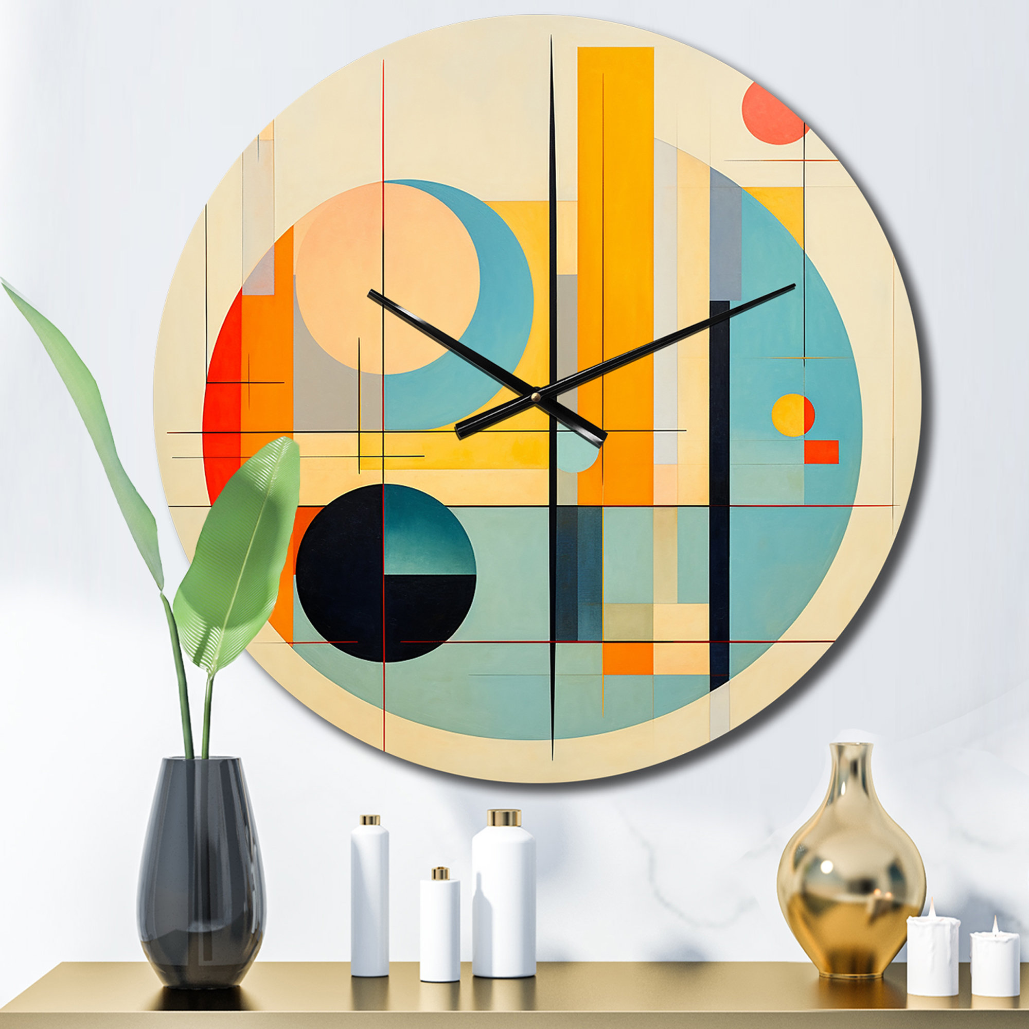 Design Art Syncronicities Midcentury Elegant Retro Art IV - Modern ...