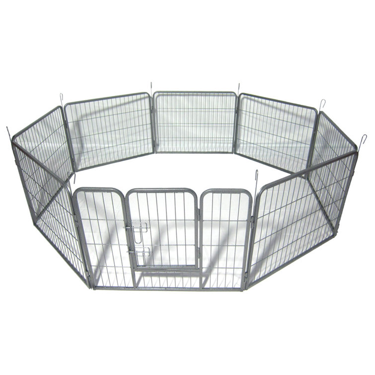 Winado 8 Panel Metal Exercise Pen With Door | Wayfair