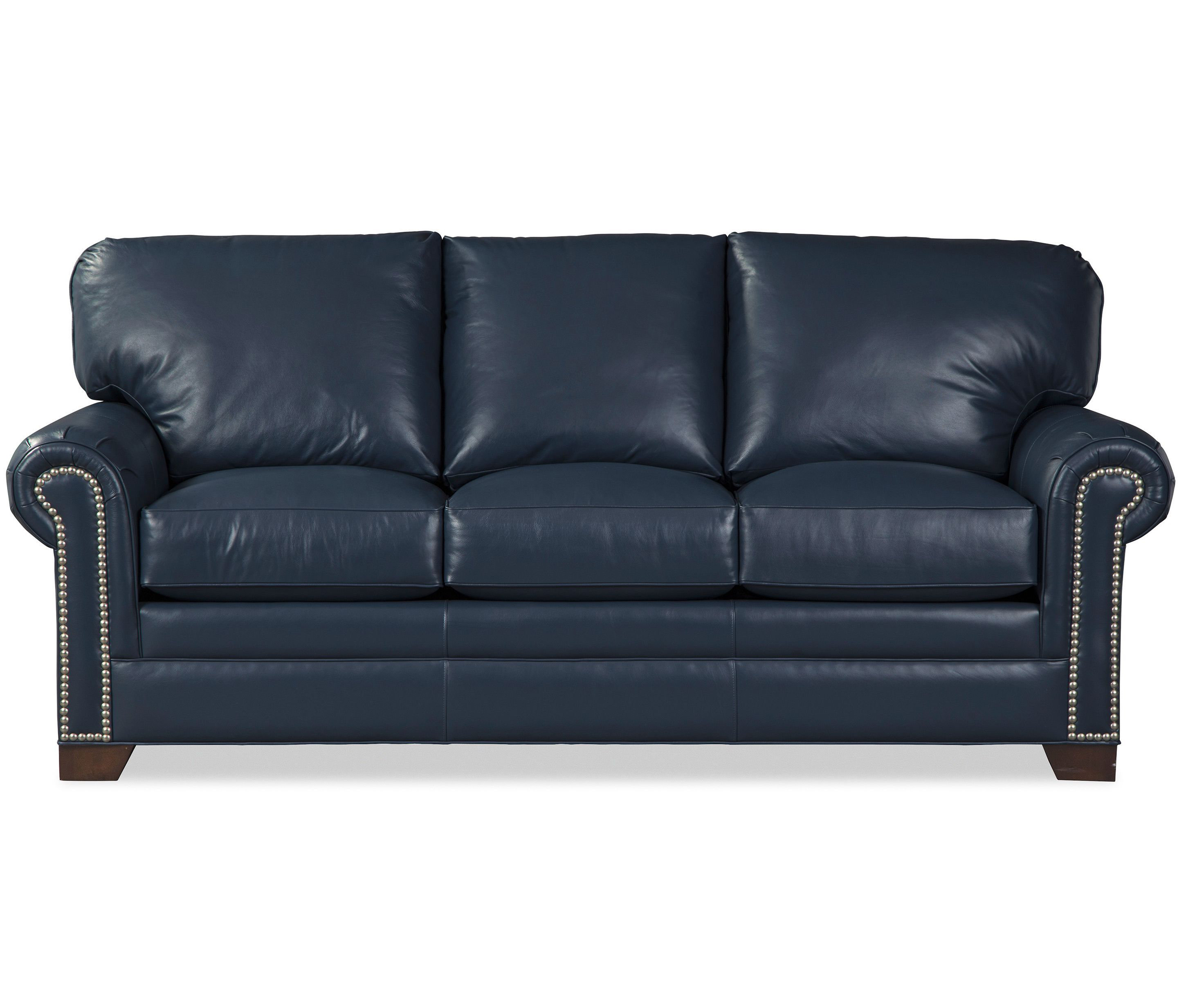 Wildon Home® Niyan 86'' Genuine Leather Rolled Arms CAL117 Compliant ...