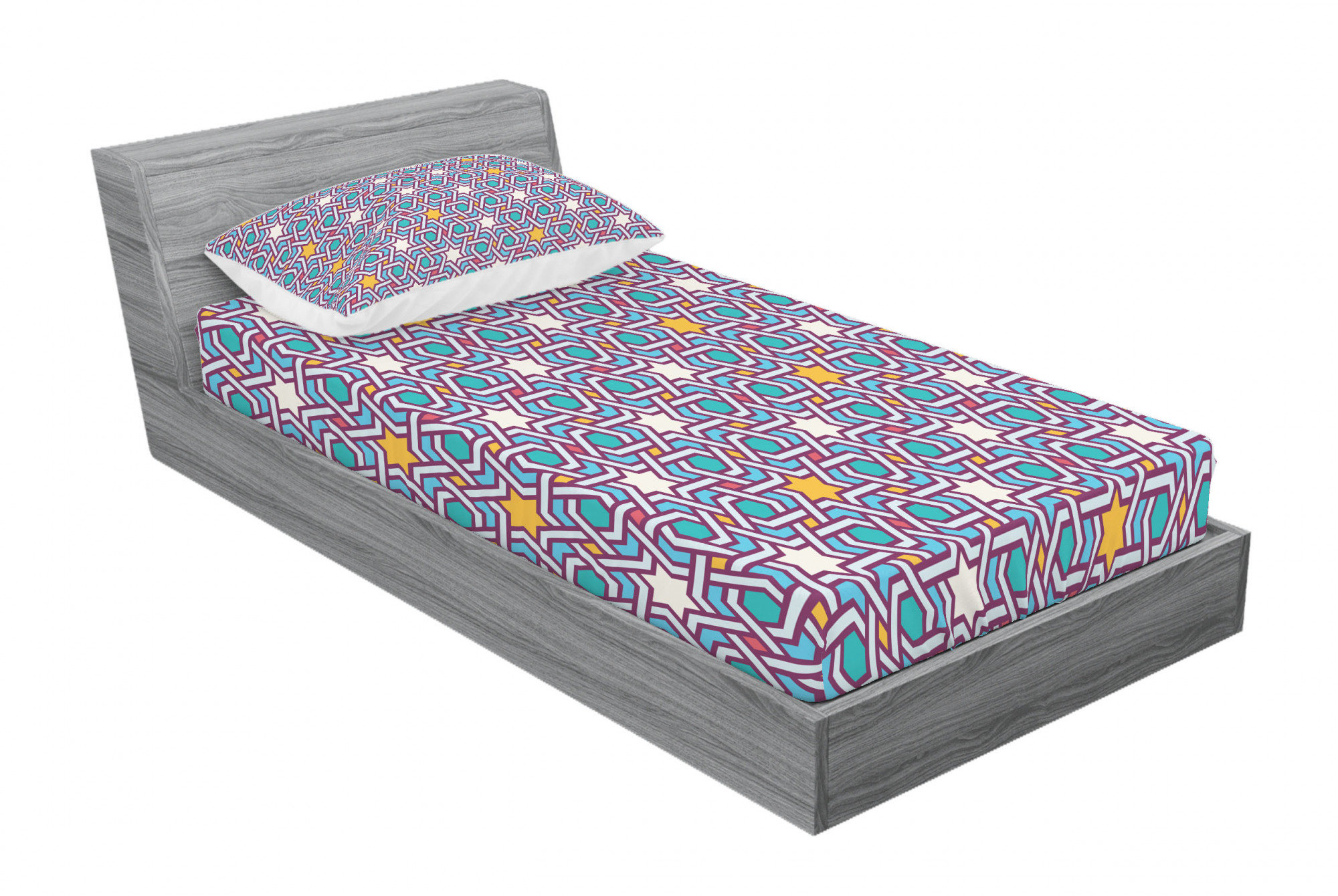 Ambesonne Orient Geometric Sheet Set | Wayfair