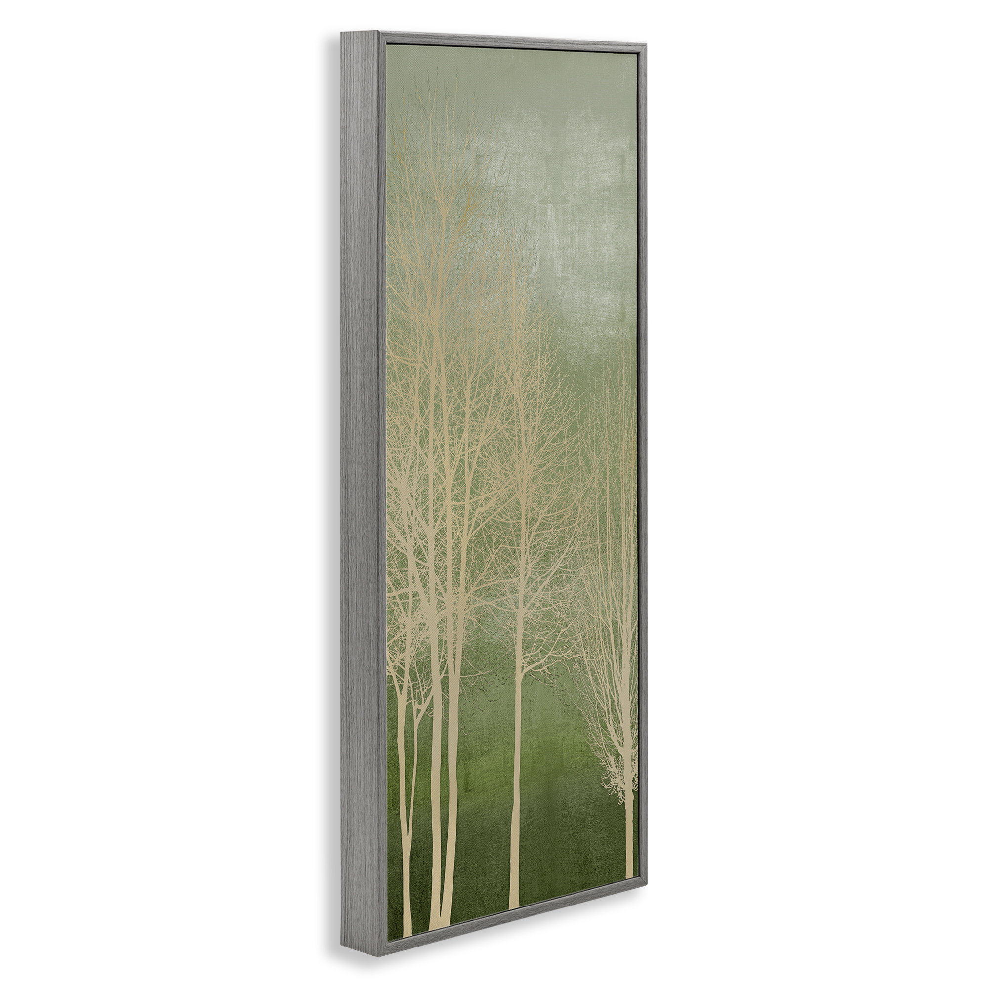 Ebern Designs Subtle Ombre & Tree Framed Giclee, design by Kate Bennett ...