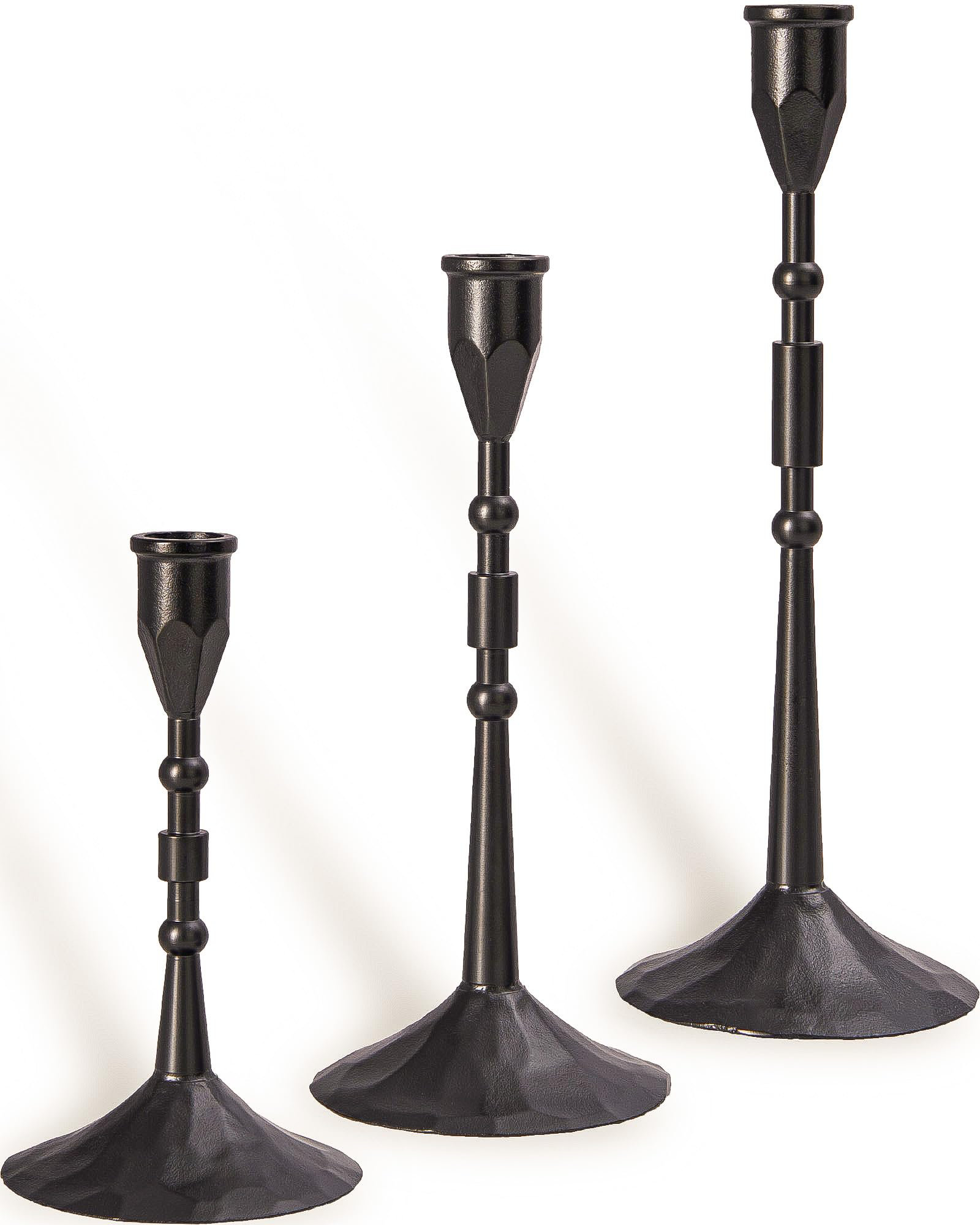 Ophelia & Co. Vintage Taper Candlestick Set, Handmade 3-Piece ...