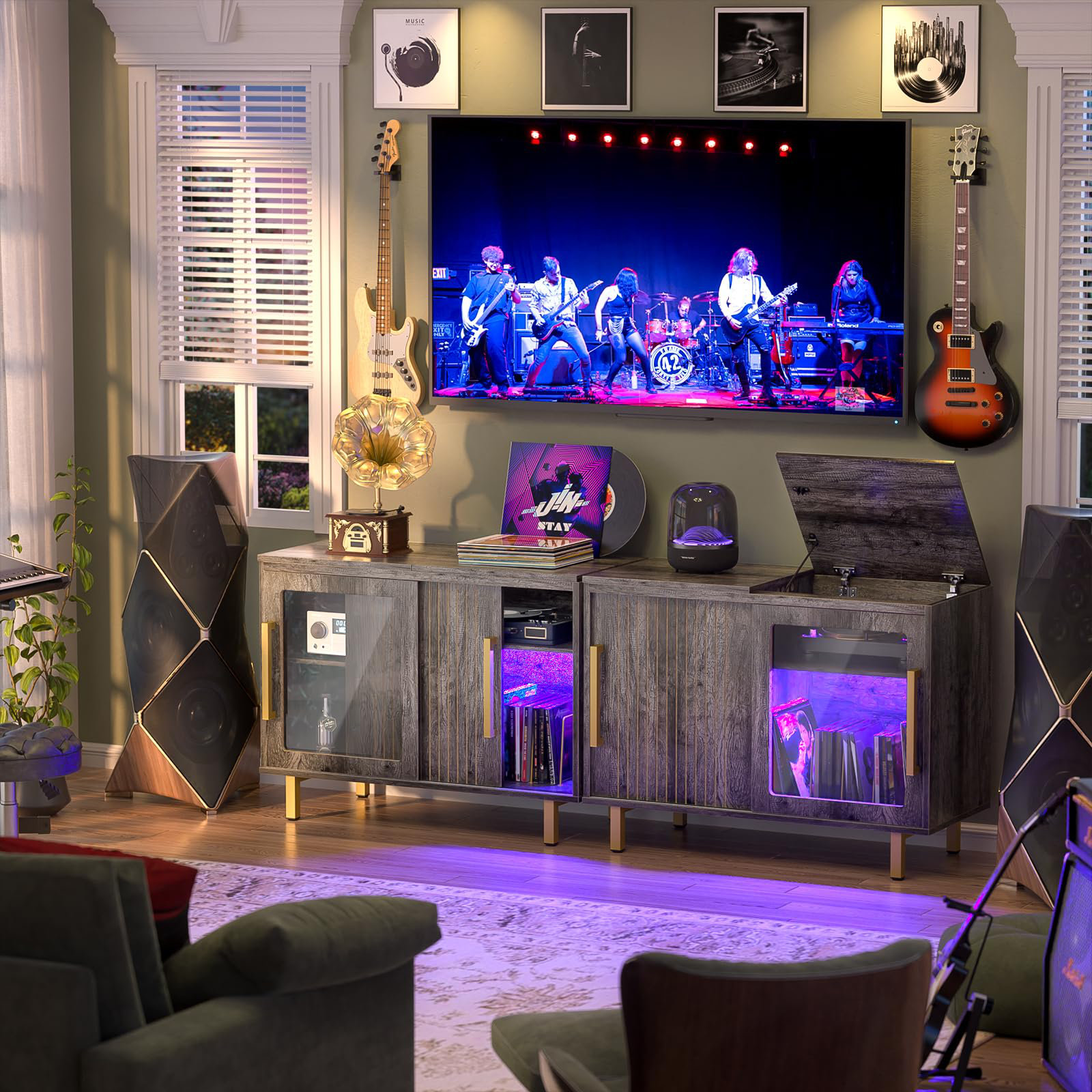 Ivy Bronx Decorative Record Player | Wayfair