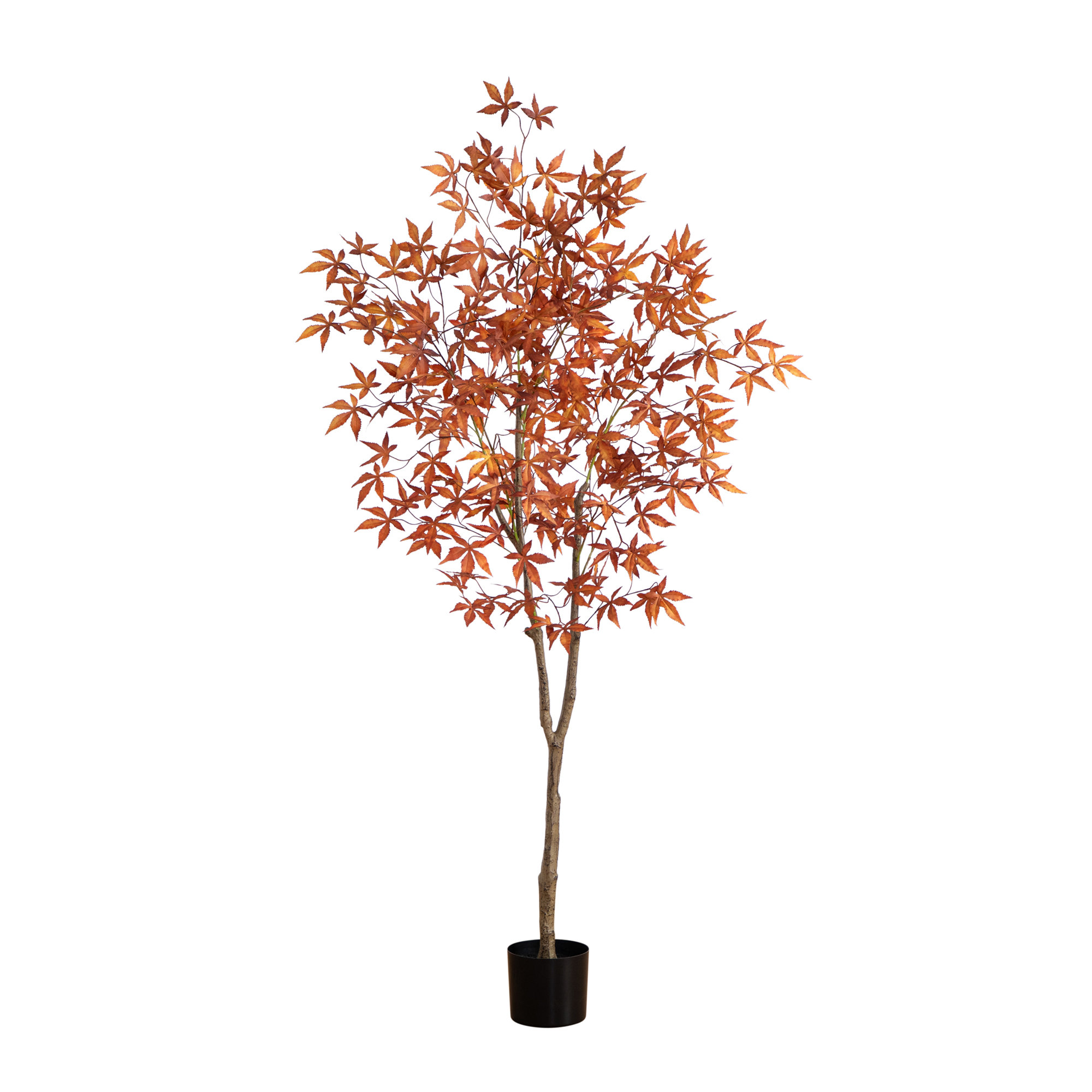 Primrue 6ft. Autumn Japanese Maple Artificial Fall Tree | Wayfair