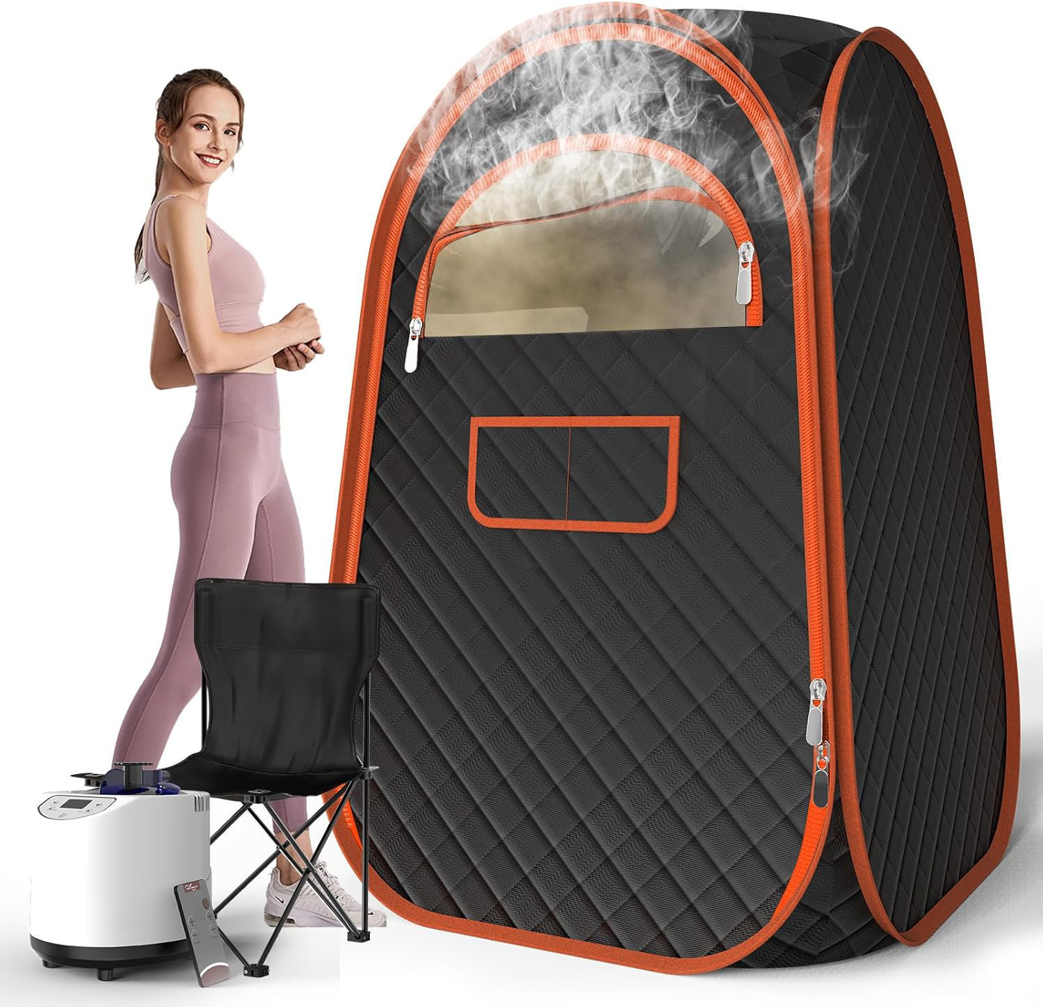 ATC CABINETS Portable Sauna Box, Portable Sauna for Home with 2.6L ...