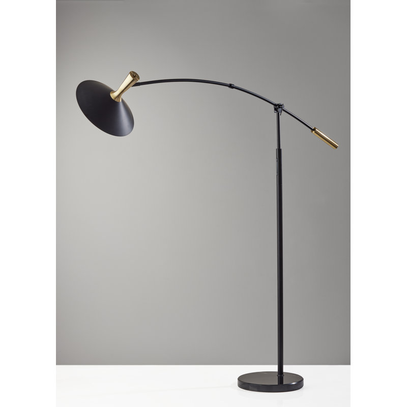 Corrigan Studio® Sahrye 81" LED Arched/Arc Floor Lamp "& Reviews" | Wayfair