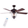 Red Barrel Studio® 52" Baldy 5 - Blade Ceiling Fan with Light Kit ...