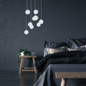 Orren Ellis Sinechra 9 - Light Crystal Sphere Chandelier & Reviews ...