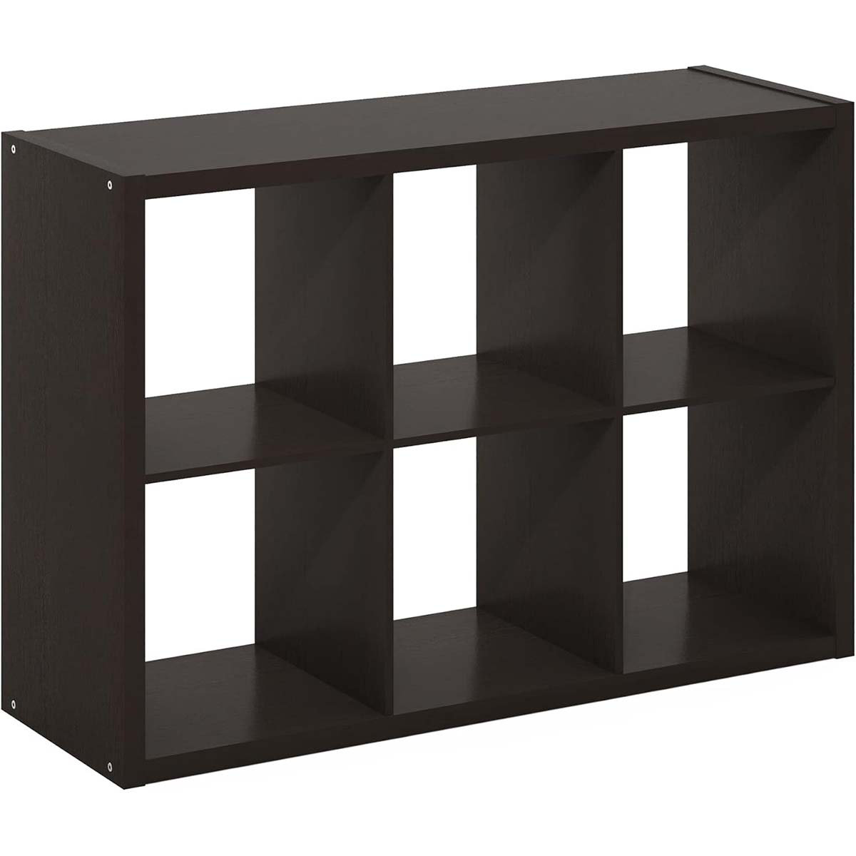 KINOFO Cubicle Open Back Decorative Cube Storage Organizer, 6-Cube ...