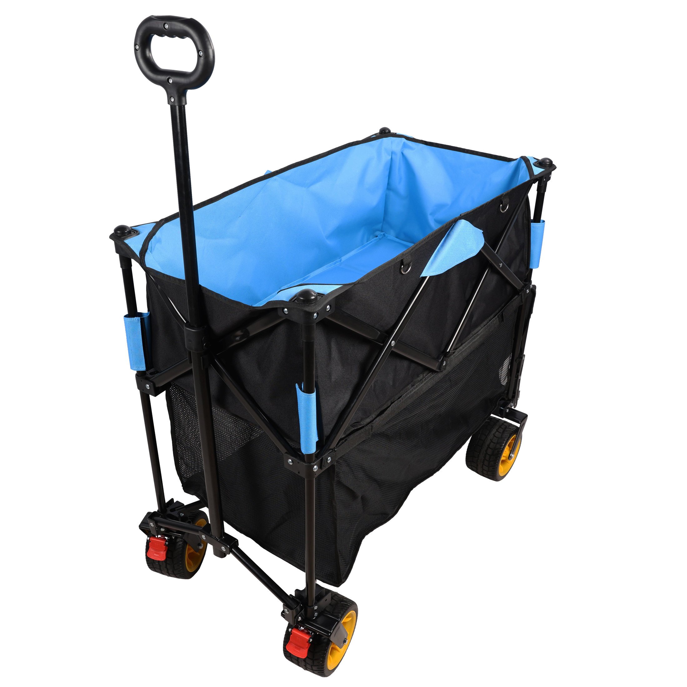 SHANRUGUOJI Big Large Capacity Folding Cart Extra Long Extender Wagon ...