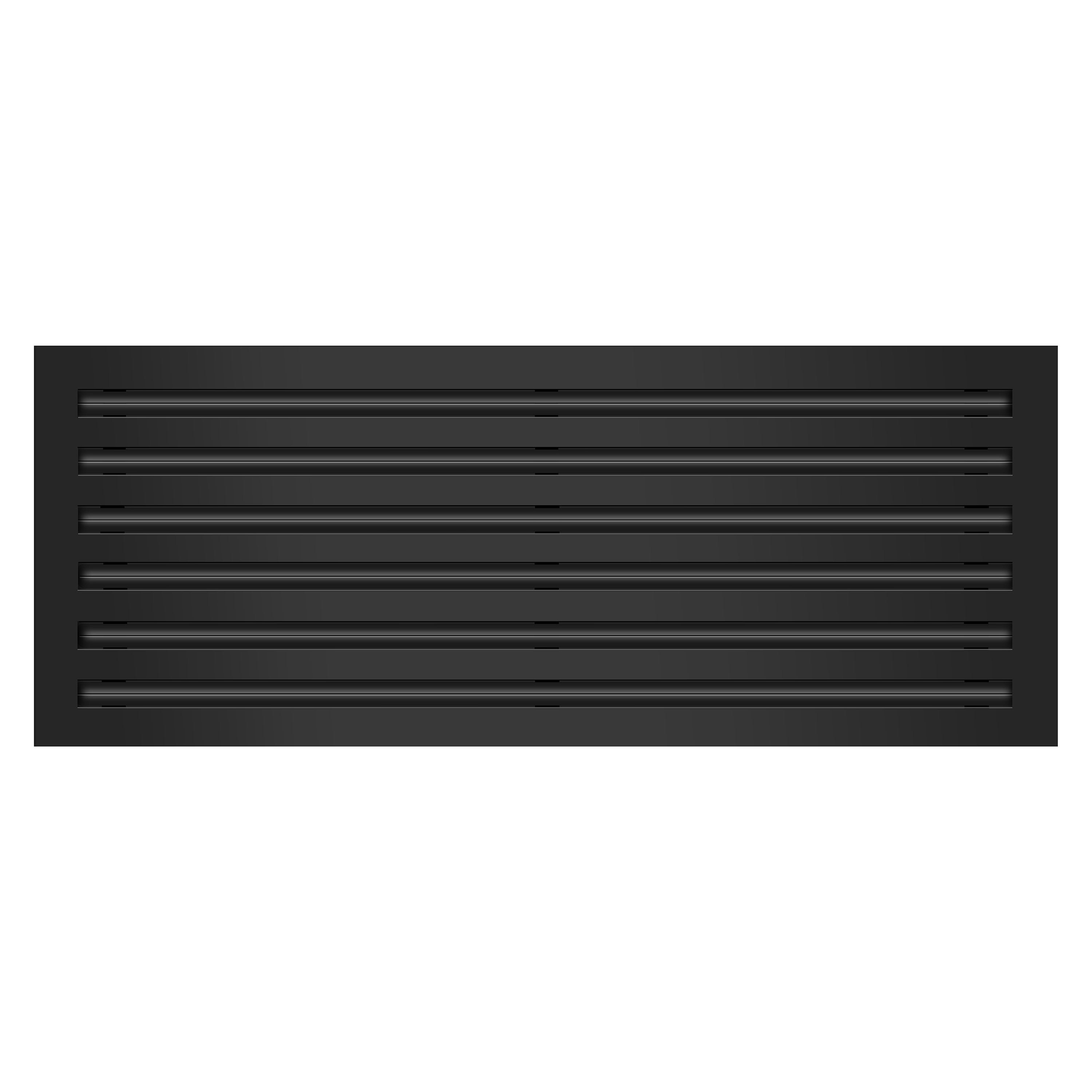 Texas Buildmart BUILDMART - 30x12 Black Modern AC Vent Cover - Standard ...
