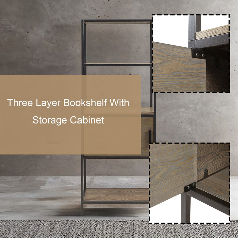 Bungalow Rose Eliaz Bookcase | Wayfair