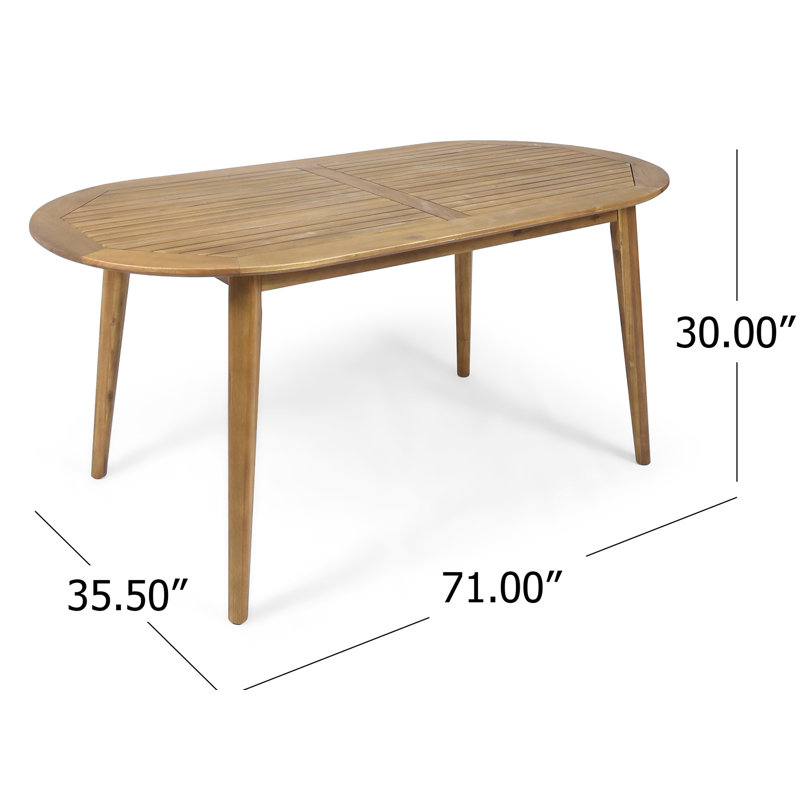 George Oliver Mount Barker Solid Wood Dining Table & Reviews | Wayfair