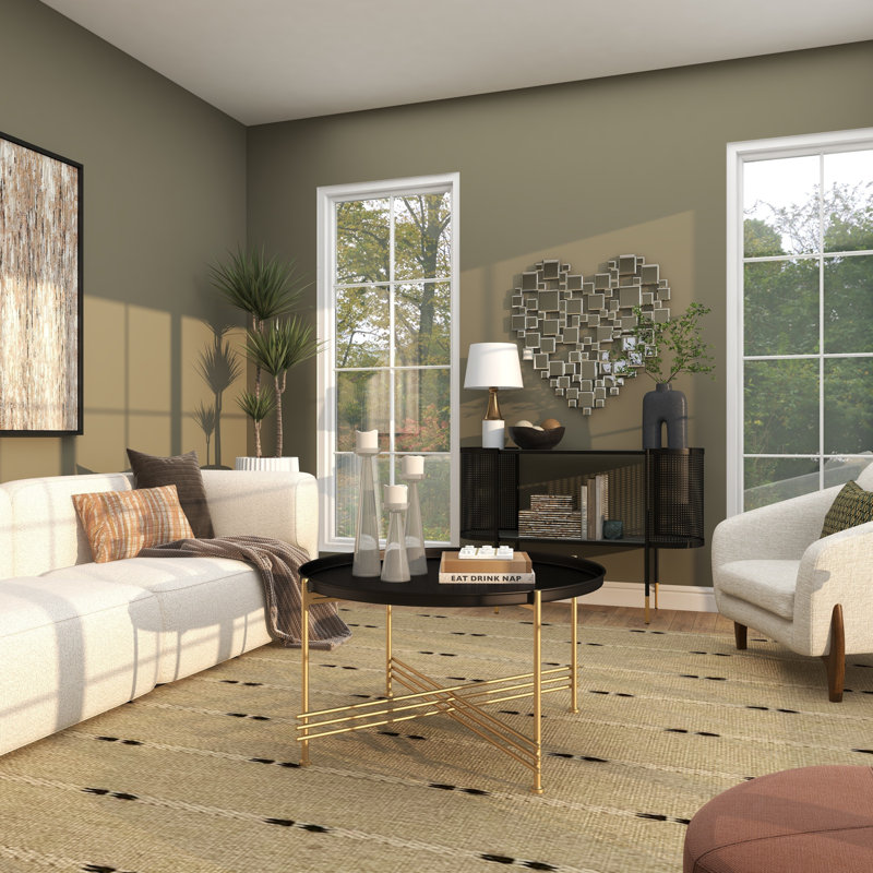 Novogratz Contemporary Glass Abstract Wall Mirror & Reviews | Wayfair